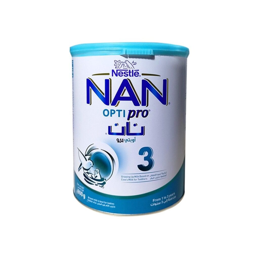 NAN Optipro 3 Toddler Milk Powder From 1 To 3 Years 800g Switzerland – Kids & Moms